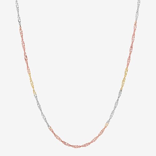 Click here for Made in Italy Womens 14K Gold 18 Inch Singapore Ch... prices
