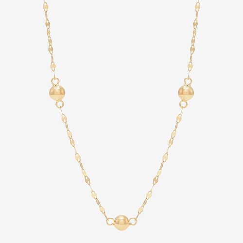 Click here for Made in Italy Womens 14K Gold 18 Inch Chain Neckla... prices