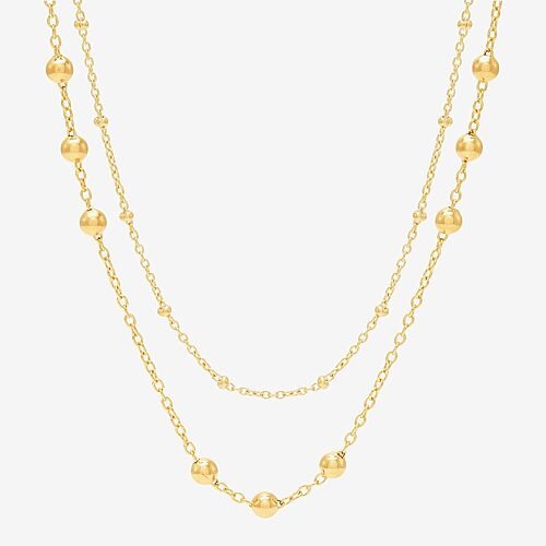Click here for Womens 14K Gold Over Silver 2-pc. Necklace Set  On... prices