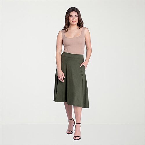 Click here for 24seven Comfort Apparel Womens Stretch Fabric Mid... prices