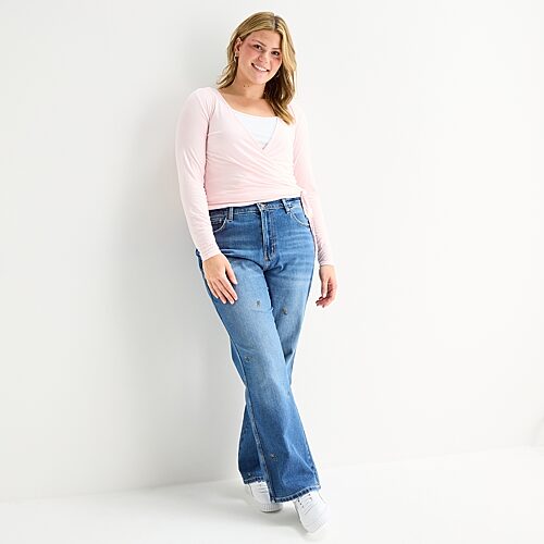 Click here for Arizona Womens Juniors Plus High Rise Stretch Fabr... prices