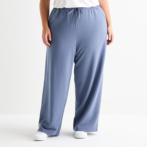 Click here for Xersion Womens French Terry Wide Leg Mid Rise Regu... prices