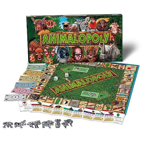 Click here for Wild Animal-Opoly Board Game  One Size  Multiple C... prices