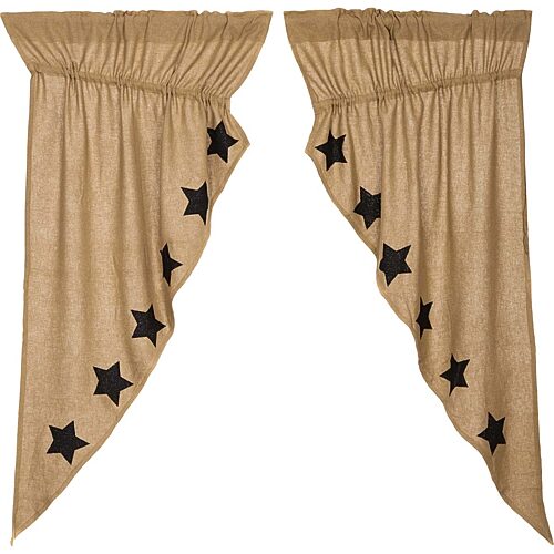 Click here for Vhc Brands Natural ﻿Burlap Stencil Stars Light-Fil... prices
