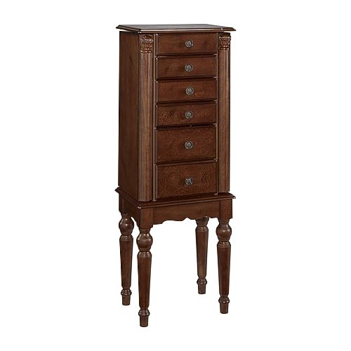 Click here for Powell Company Kristen Cherry Jewelry Armoire  One... prices