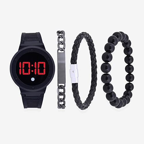 Click here for Mens Silver Tone 4-pc. Watch Boxed Set Mac8086jc... prices