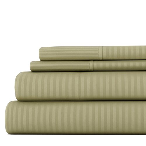 Ienjoy Home Expressed In Embossed Striped Sheet Sets