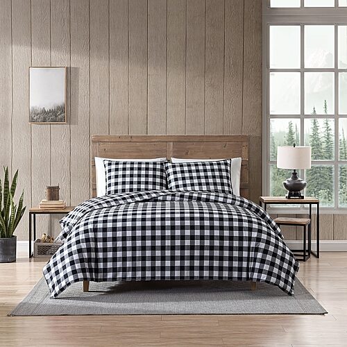 Click here for Eddie Bauer Mountain Duvet Cover Set  One Size  Bl... prices