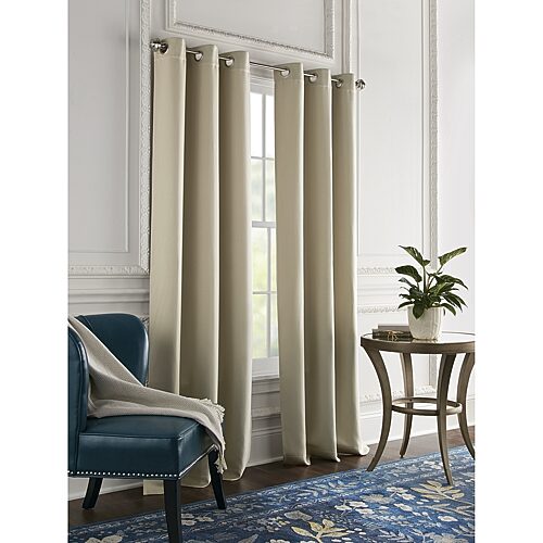 Click here for Broadhaven Geneva Solid Grommet Top Blackout Singl... prices
