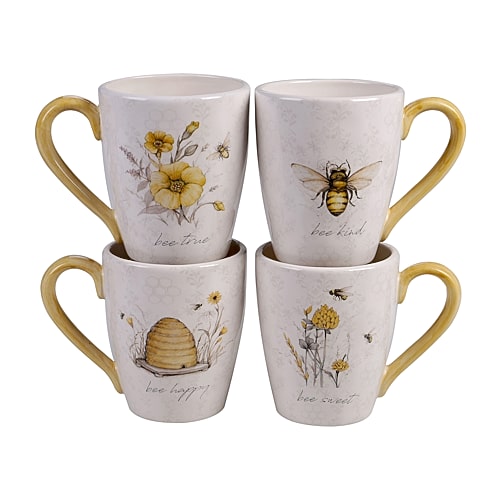 Click here for Certified International Bee Sweet 4-Pc. Mugs asst.... prices