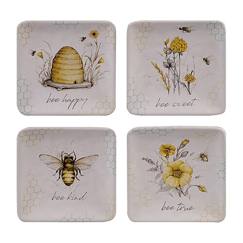Click here for Certified International Bee Sweet 4-Pc. Canape Pla... prices