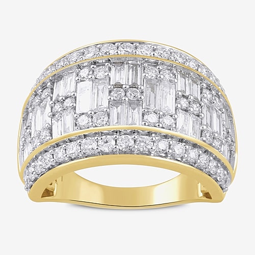 Click here for Womens 2 CT. T.W. Lab Grown White Diamond 10K Gold... prices