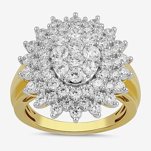 Click here for Womens 2 CT. T.W. Lab Grown White Diamond 10K Gold... prices