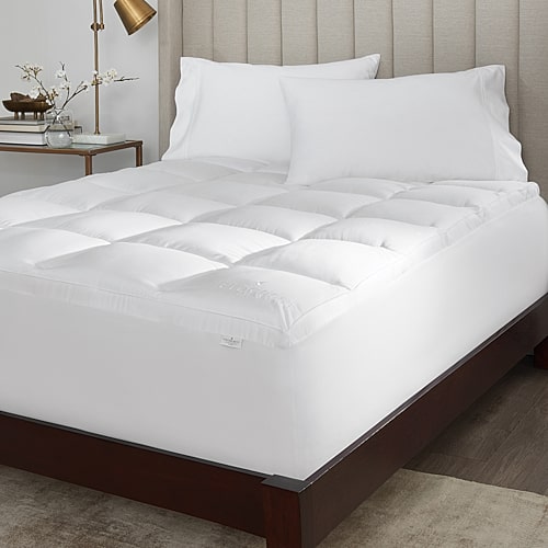 Click here for Fieldcrest 100 Cotton Pillow Mattress Topper  One... prices