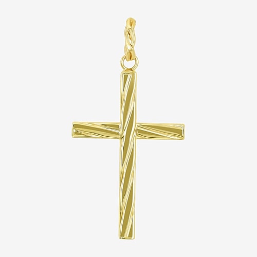 Click here for Cross Mens 10K Gold Cross Pendant  One Size  Yello... prices