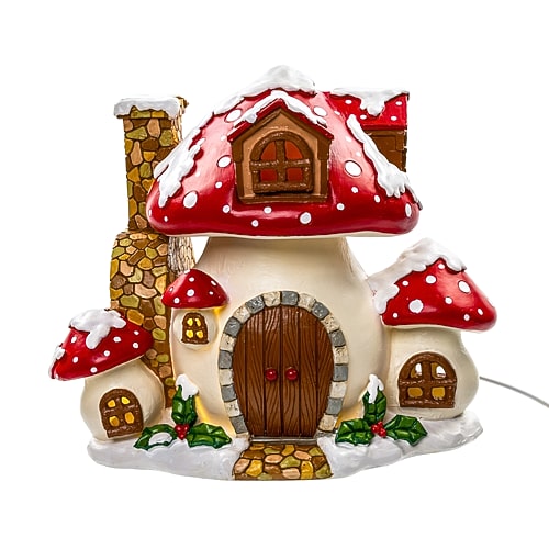 Click here for Kurt Adler 8.5-Inch Merry Little Mushrooms Cottage... prices