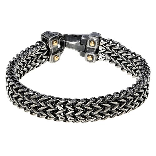 Click here for Mens Stainless Steel 8 1/2 Inch Solid Wheat Chain... prices