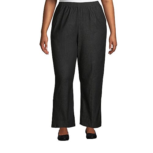 Click here for Alfred Dunner Classics Womens Plus Straight Pull-O... prices