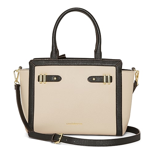 Click here for Liz Claiborne Mini Tuxedo Tote Bag  One Size  Blac... prices