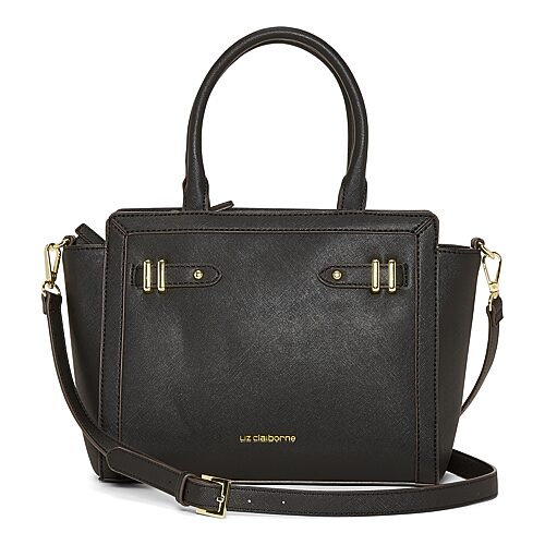 Click here for Liz Claiborne Mini Tuxedo Tote Bag  One Size  Blac... prices