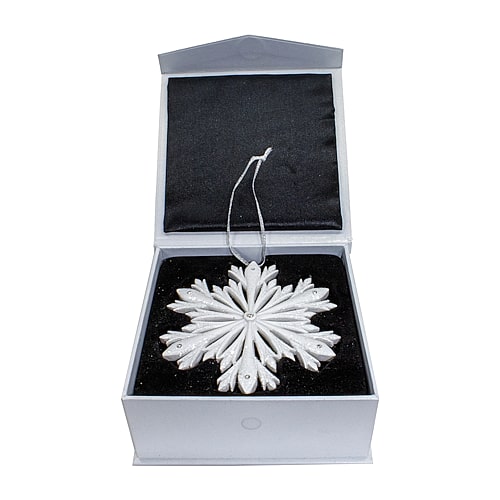 Click here for Kurt Adler 4-Inch Elegant Snowflake Ornament with... prices