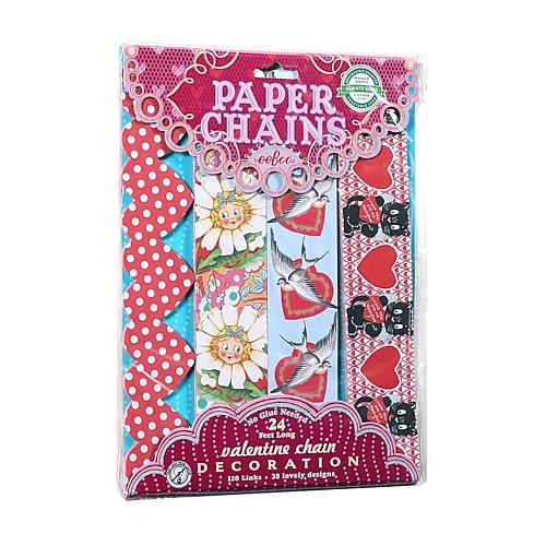 Click here for Eeboo Valentine Paper Chain - 120 Links Paper Craf... prices