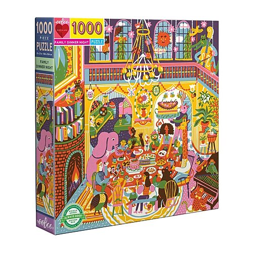 Click here for Eeboo Piece And Love Family Dinner Night 1000 Piec... prices