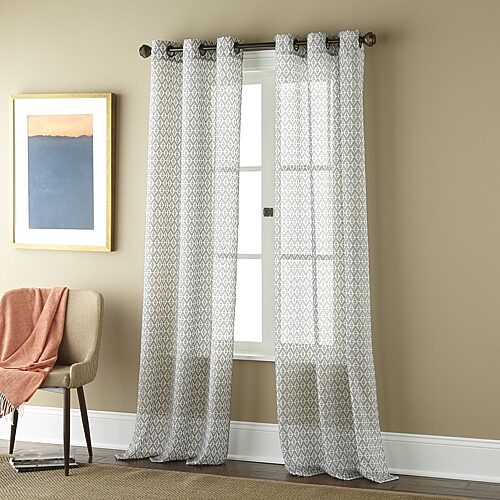 Click here for Stratford Park Carina Grommet Top Sheer Set of 2 C... prices