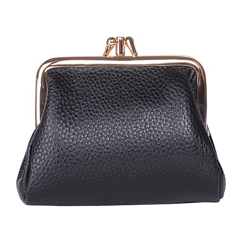 Click here for Dopp Womens Mini Triple Frame Wallet - Black prices