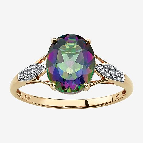 Click here for Womens Diamond Accent Genuine Mystic Fire Topaz 10... prices