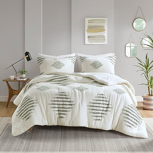 Click here for Ink+Ivy Tahli Tufted Chenille 3-Pc. Comforter Set... prices