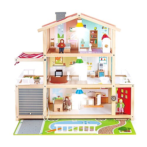 Click here for Hape Family Mansion Dollhouse - Multicolored prices