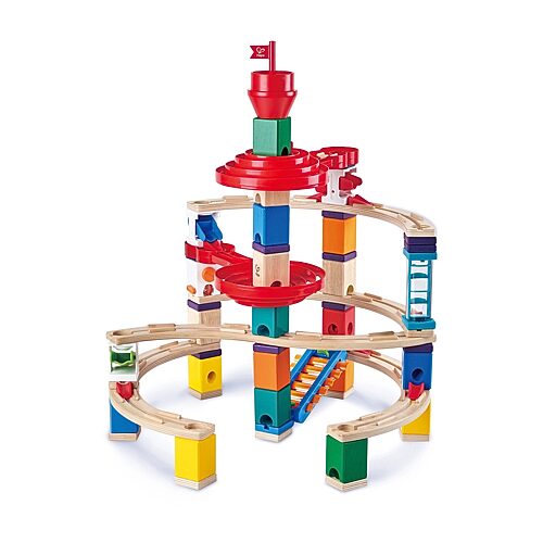 Click here for Hape Super Spiral Quadrilla Marble Run Constructio... prices