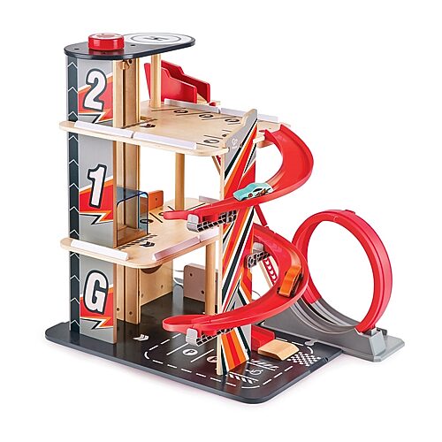Click here for Hape Gearhead Stunt Garage Playset - Multi prices