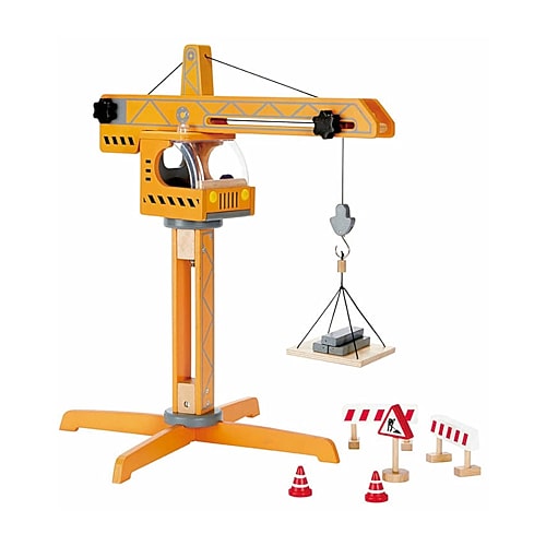Click here for Hape Playscapes Crane Lift Playset Interactive Toy... prices