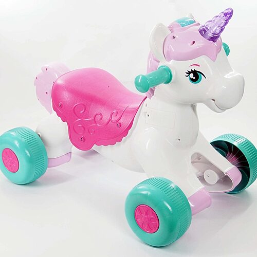 Click here for Kiddieland Light N Sounds Magical Ride-On Unicorn... prices