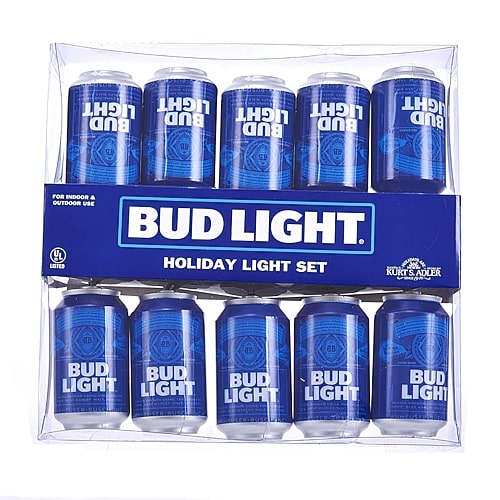 Click here for Kurt Adler Budweiser Bud Light Beer Can New Logo L... prices