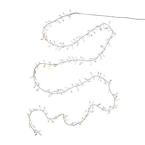 Click here for Kurt Adler 300-Light Cluster Garland with RGB LED... prices