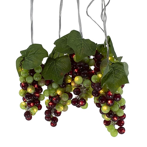 Click here for Kurt Adler 100-Light Green and Burgundy LED Grape... prices