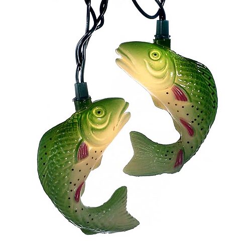 Click here for Kurt Adler 10-Light Trout Light Set  One Size  Mul... prices