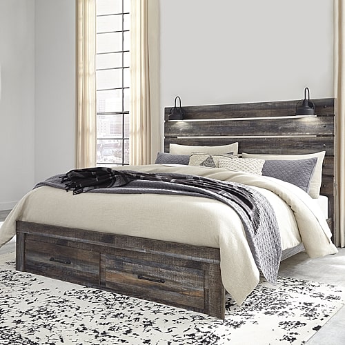Click here for Signature Design by Ashley Drystan Panel Bed with... prices