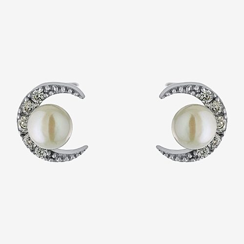 Click here for Silver Treasures White Simulated Pearl Sterling Si... prices