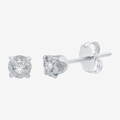 Click here for Diamond-Accent 10K Gold Stud Earrings  One Size  Y... prices