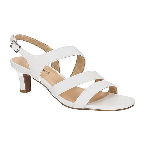 Click here for Easy Street Womens Como Heeled Sandals  8 Wide  Wh... prices