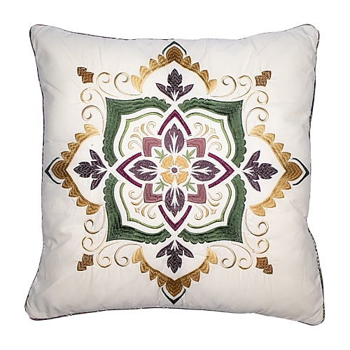 Click here for Donna Sharp Spice Postage Square Throw Pillow  One... prices