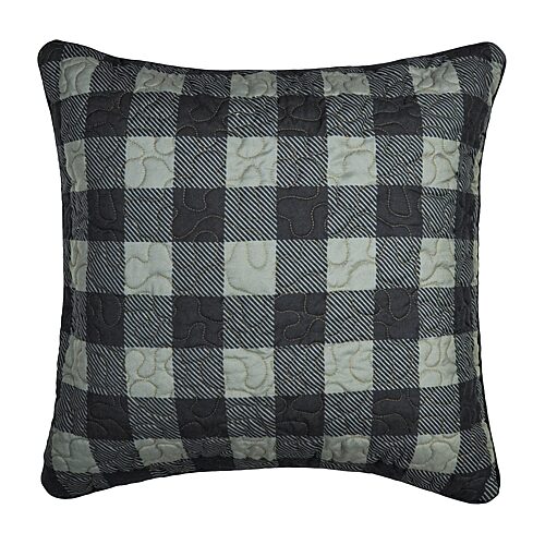 Click here for Donna Sharp Bear Walk Plaid Square Throw Pillow  O... prices