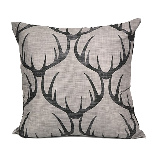 Your Lifestyle By Donna Sharp Timber Square Throw Pillow  One Size  Gray