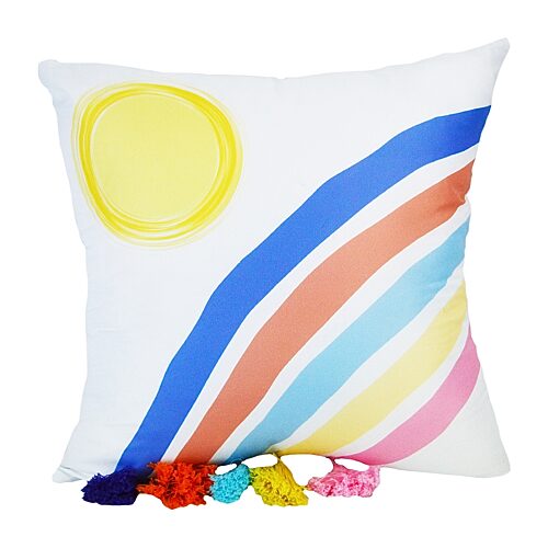 Click here for Donna Sharp Smoothie Rainbow Decorative Pillow - 1... prices