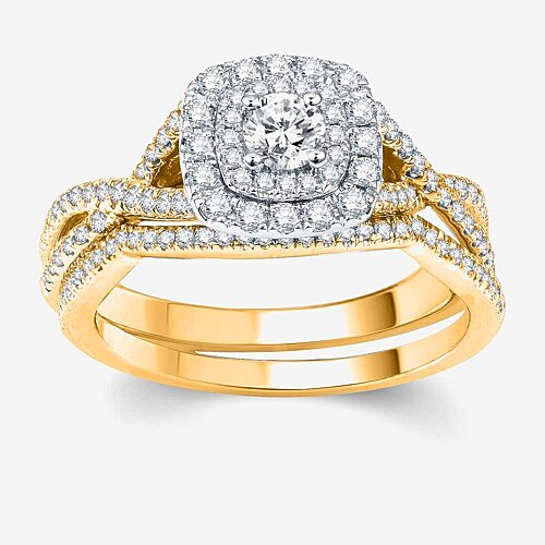 Click here for Modern Bride Signature 3/4 CT.T.W. Certified Natur... prices