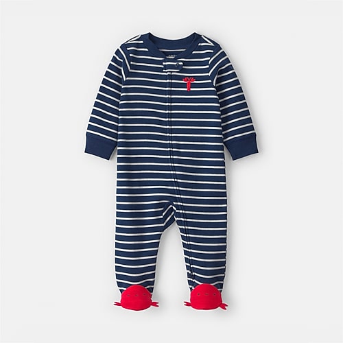 Click here for Baby Boy (NB-9M) Carters(R) Lobster Stripe Footie... prices